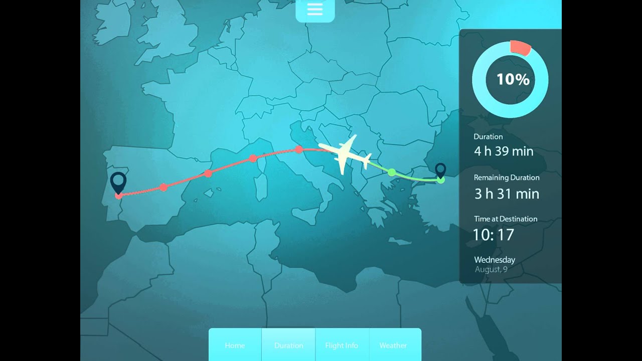 Flight Tracker UI Prototype