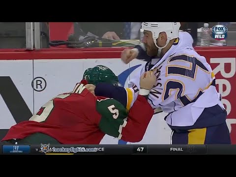Eric Nystrom vs Christian Folin Nov 21, 2015