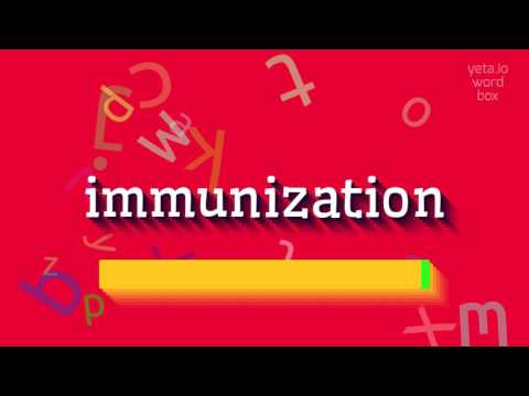 How to say "immunization"! (High Quality Voices)