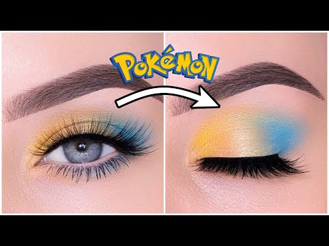 EASY Soft but Colorful Eye Makeup Tutorial | Colourpop X Pokemon