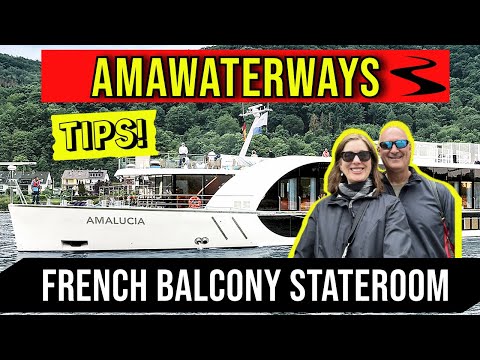 AmaWaterways Smaller French Balcony Room Tour on AmaLucia Rhine River Cruise : Worth The Upgrade?