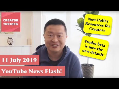 Newsflash Appetizer! Policy Resources for Creators and Studio Beta Updates!