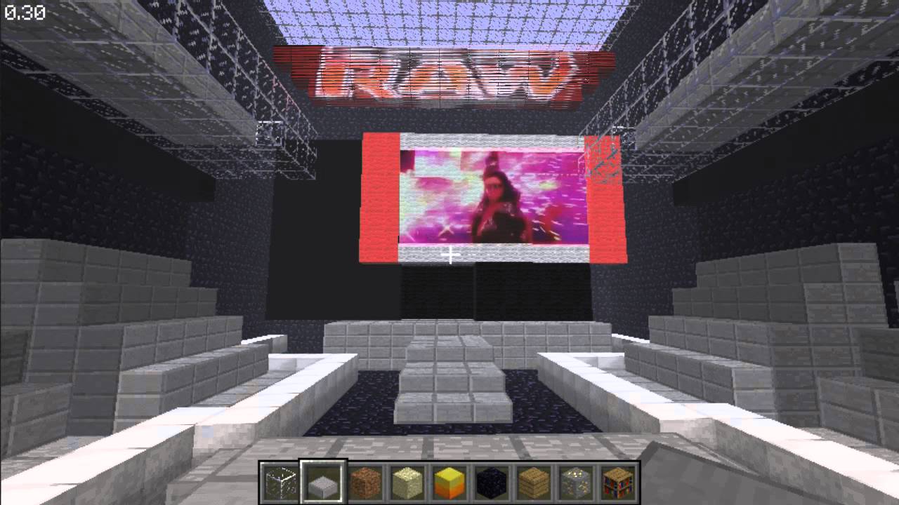 Custom MineCraft WWE Raw Stage