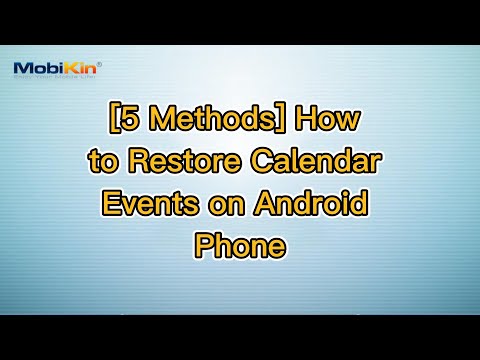 [5 Methods] How to Restore Calendar Events on Android Phone