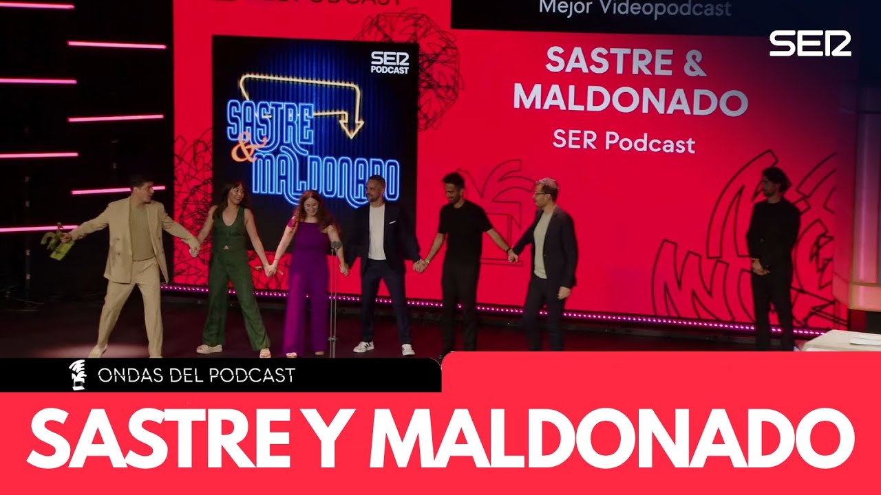 Así han recibido SASTRE Y MALDONADO el ONDAS a MEJOR VIDEOPODCAST