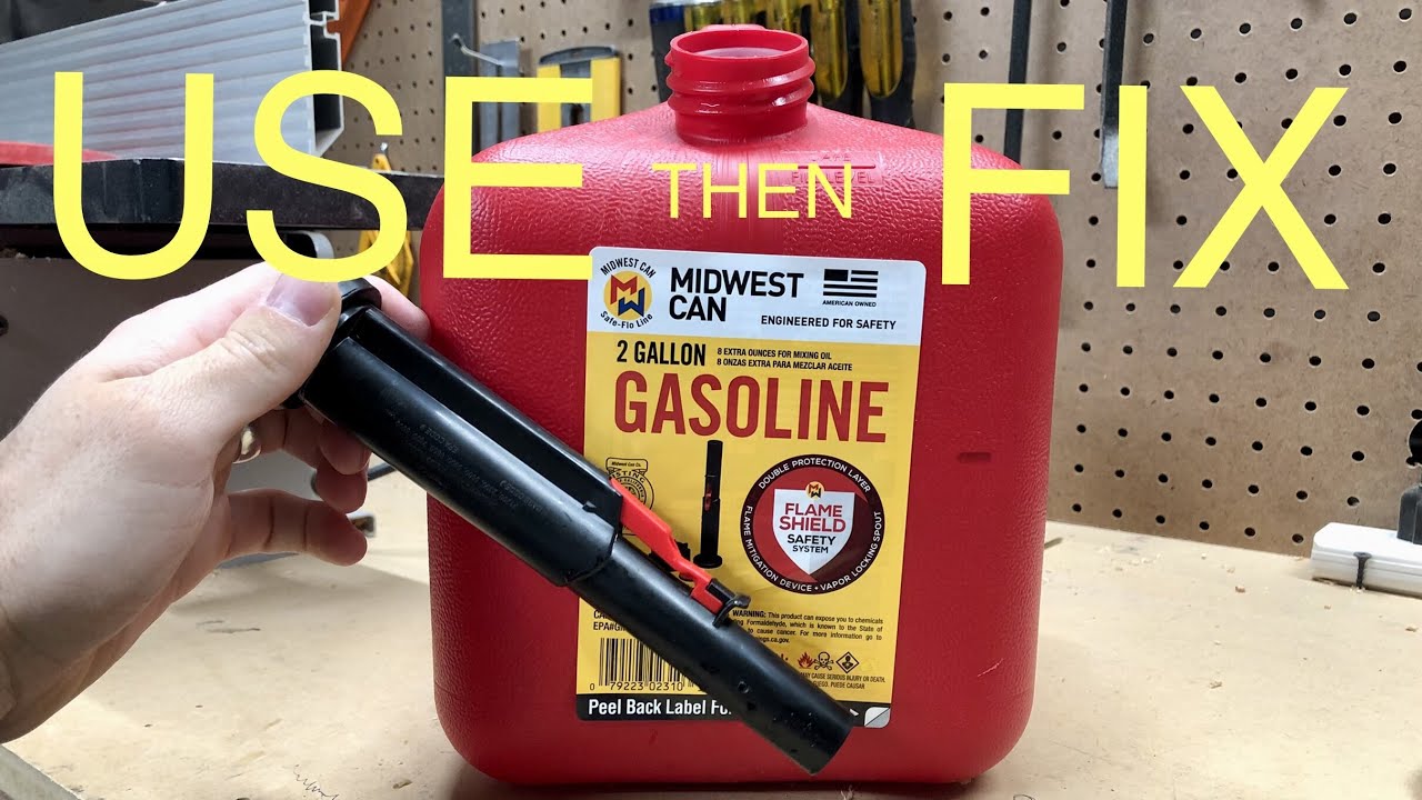 How to use Midwest Gas Can (then FIX)
