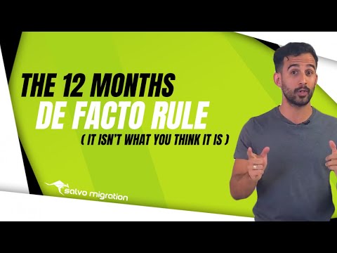 The 12 Month Defacto Rule (It Isnt What You Think!) (Partner Visa Secrets - Episode 3)