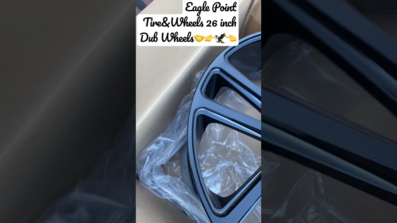 Eagle Point Tire&Wheels# #Tire&Wheel Division#26 inch Black Dub Wheels for 2022 Cadilac Escalade🦅🦅