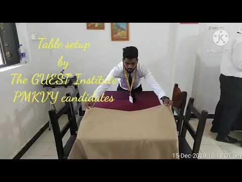 Ala carte Table setup