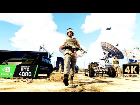 GTA V Enhanced NEXT-GEN Graphics MOD! RTX 4080 Path Tracing Gameplay Looks MIND-BLOWING 4K!