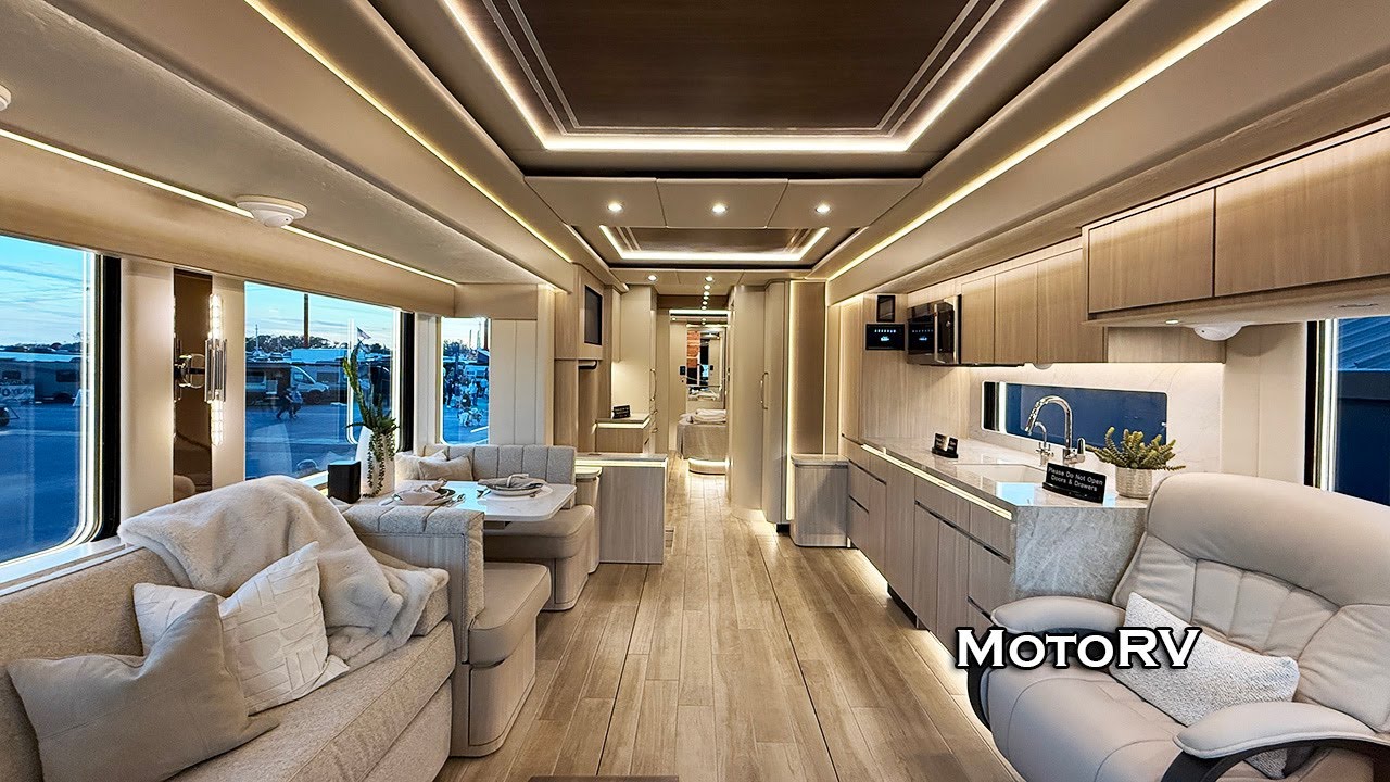 The 2026 Newell Coach P50 Is 45 Feet and 4 Slides of Pure Luxury ...