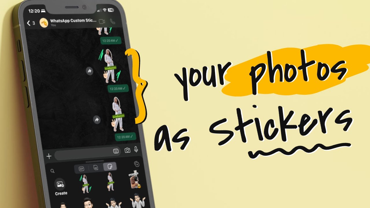 How To Make Stickers on WhatsApp without App?