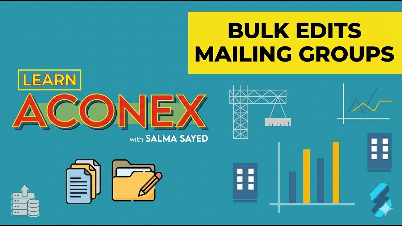 ACONEX UPDATE | Bulk Edits Mailing Groups 