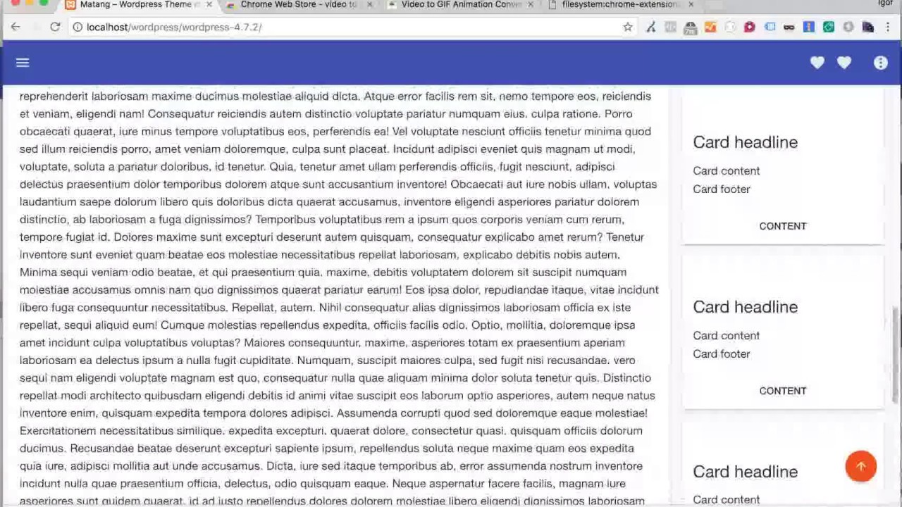 Angular Material  how to use $mdSticky to make any element sticky - demo