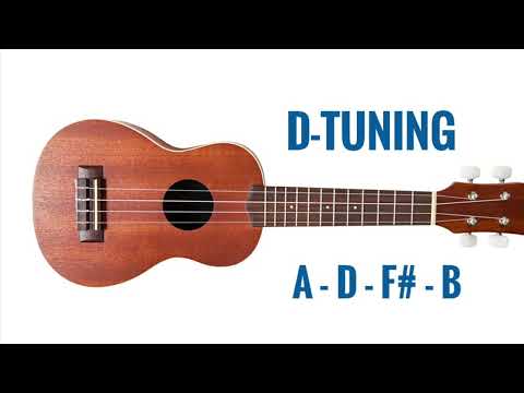 Ukulele tuning in D