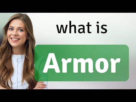 Armor • what is ARMOR meaning