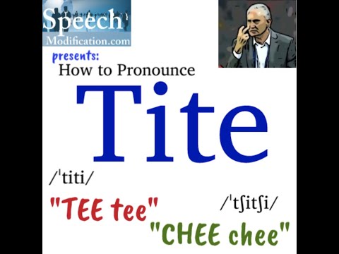 How to Pronounce Tite