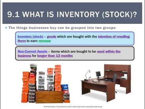 9.1 What is inventory (stock)?