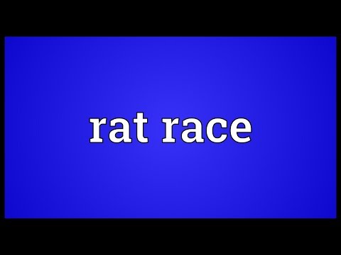 Rat race Meaning