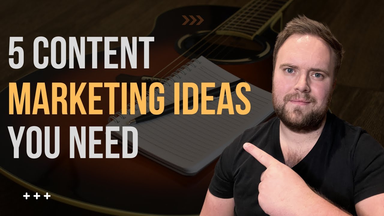 5 Content Marketing Strategies Every Musician Must Know
