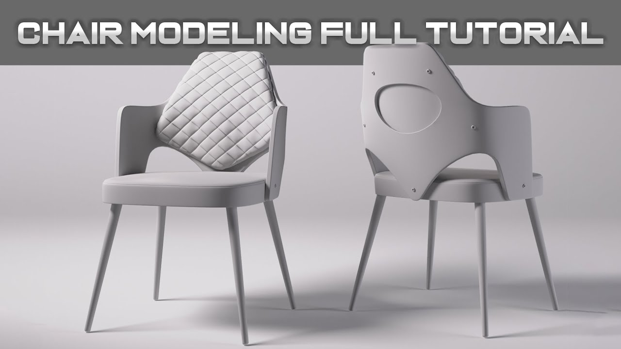 Furniture Modeling: Modern Chair in 3ds Max #modeling #tips #furniture