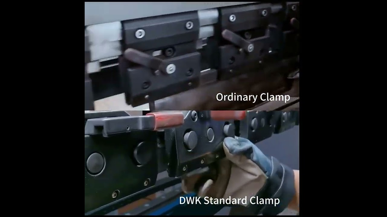 fast clamp for DWK press brake #pressbrake #manufacturing #pressbrakemachine