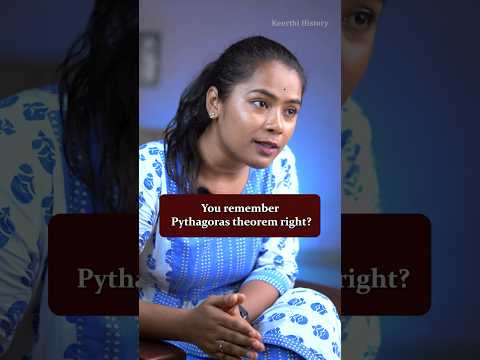 Pythagoras theorem was in India 200 years before Pythagoras | Keerthi History #shorts #history