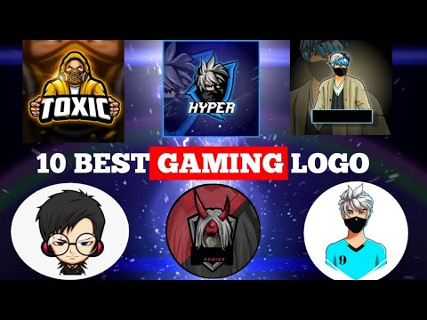 Top 10 best gaming logo for pubg and free fire | No copyright gaming logo | for youtube channel
