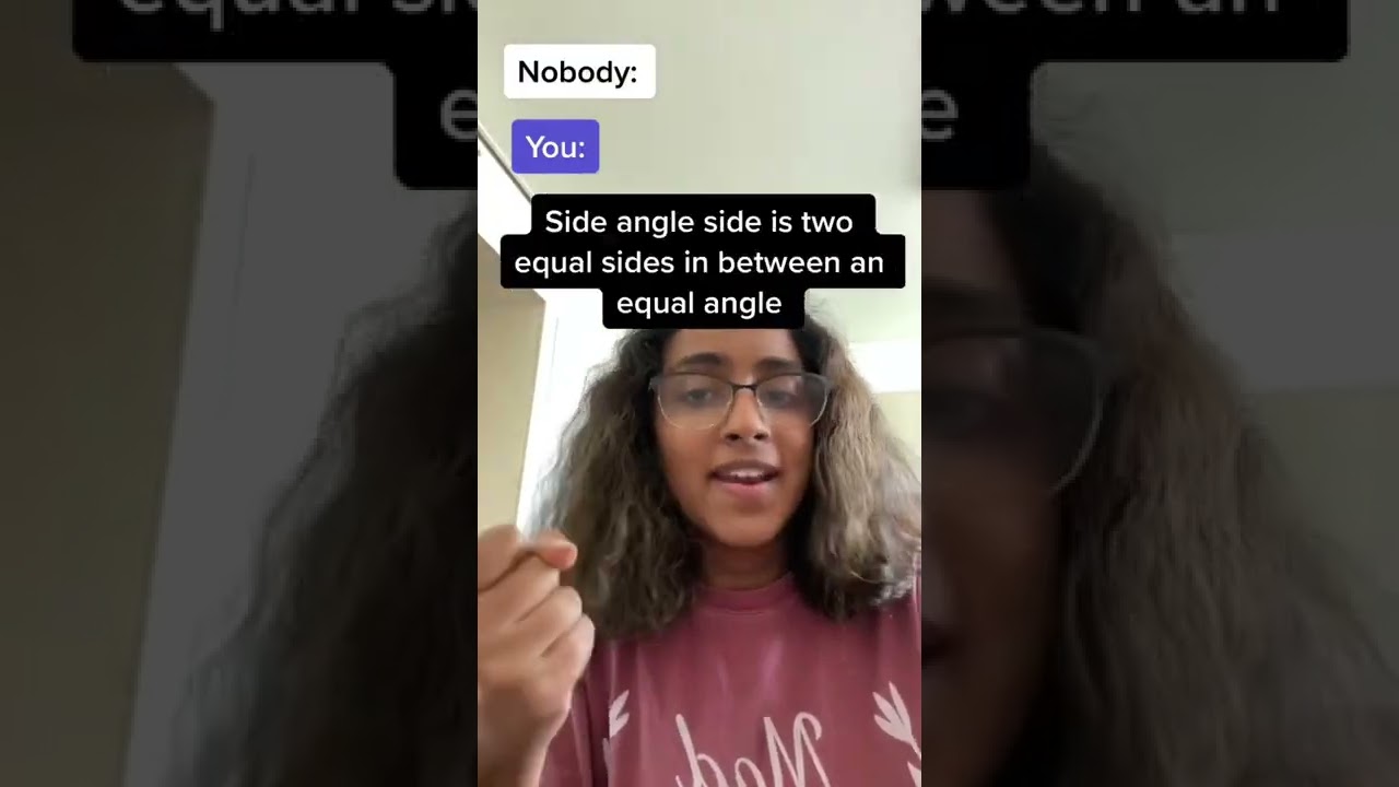 triangle congruency in a math test