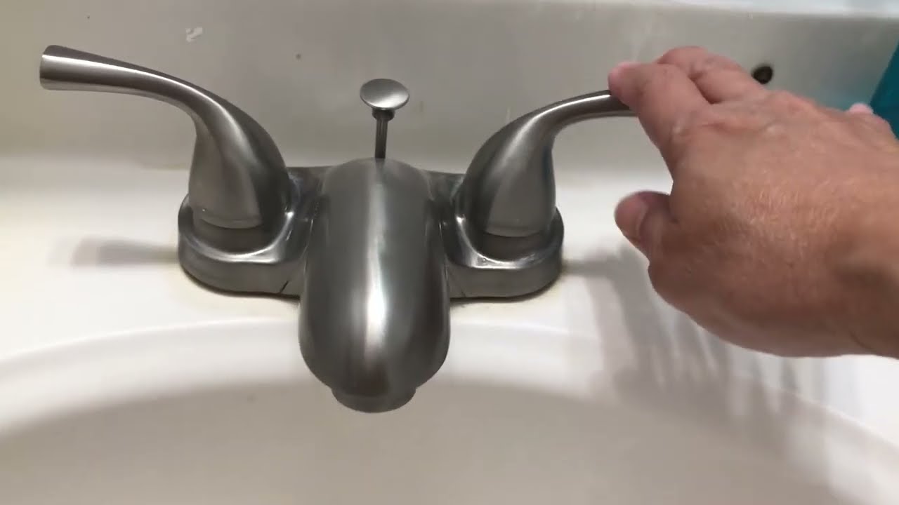 Delta Foundations Brushed Nickel 2 Handle 4 in Centerset WaterSense Bathroom Faucet Review