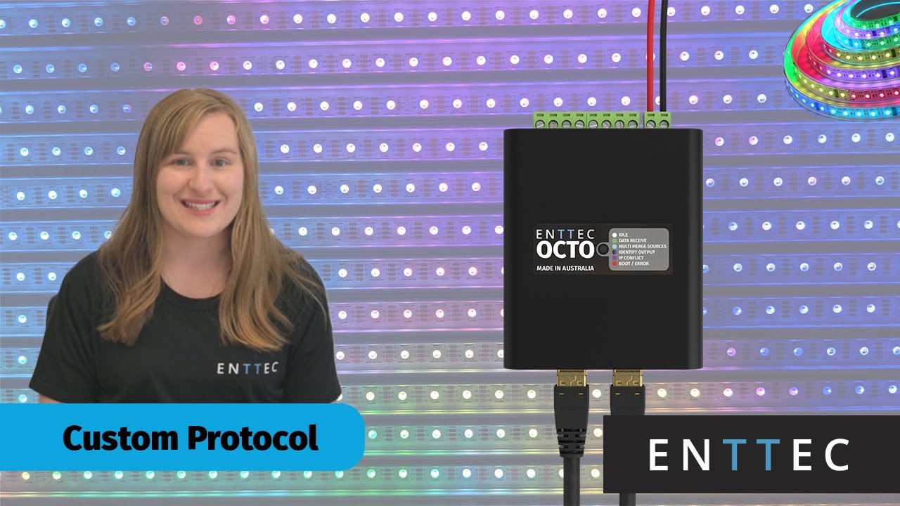 How to create Custom Protocols using ENTTEC controllers