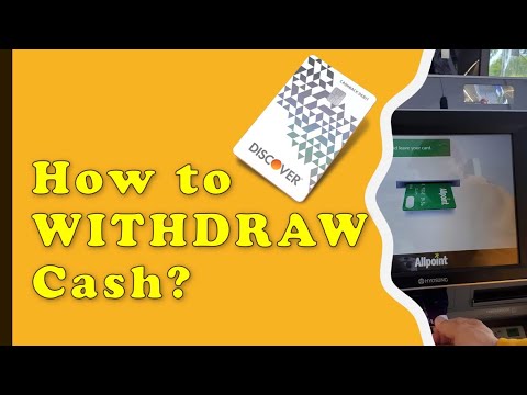 Discover Bank: How to withdraw cash using an AllPoint ATM?