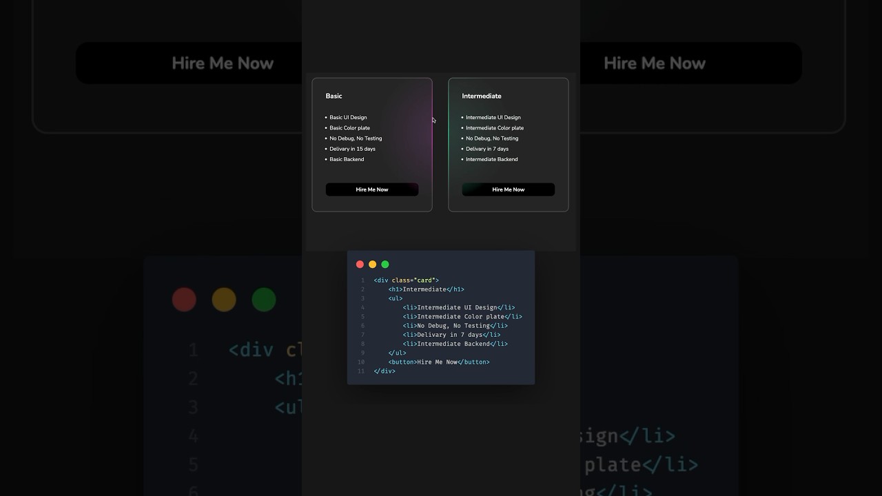 CSS Glowing Hover Effect