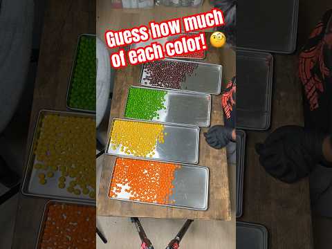 π Skittle Showdown! π Guess the number of each color! π¬ #Shorts #CandyChallenge #GuessAndWin