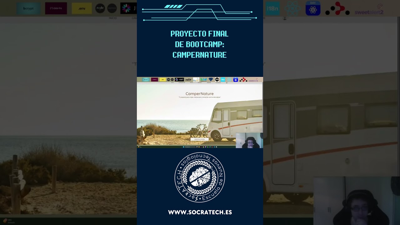 Proyecto Final de Bootcamp: CamperNature - SocraTech | #bootcamp #alumnos #proyecto