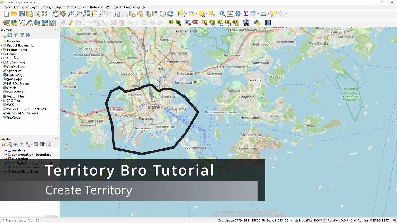 Create Territory - Territory Bro Tutorial