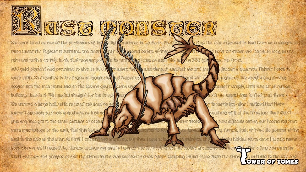 Monster stories - The Rust Monster