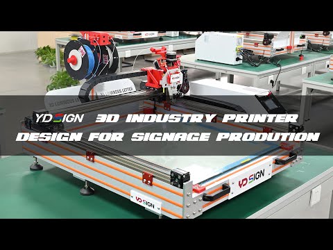 YD Sign Industry 3D Printer Design For Signage Production