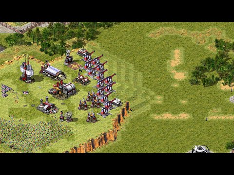 Red Alert 2 | Yuri's Revenge | 7 vs 1 | Extreme AI | Random | France
