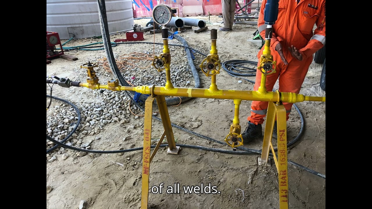 Piping Inspection: Hydrostatic Test Manifold Certification in Saudi Arabia