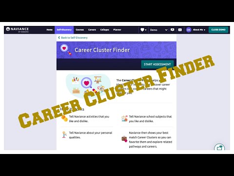 Career Cluster Finder in Naviance