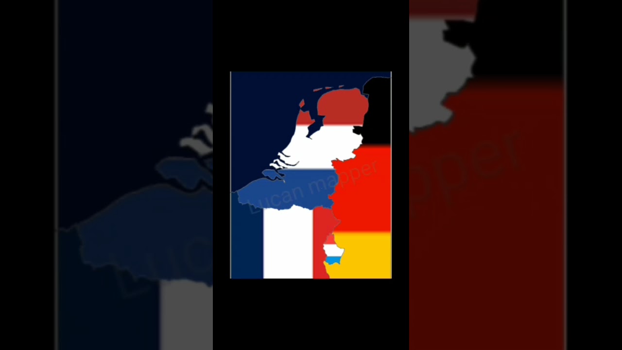 language map of Benelux