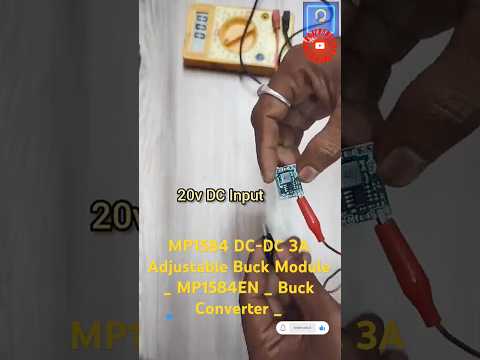 MP1584 DC-DC 3A Adjustable Buck Module MP1584EN Buck Converter#electronic #experiment #