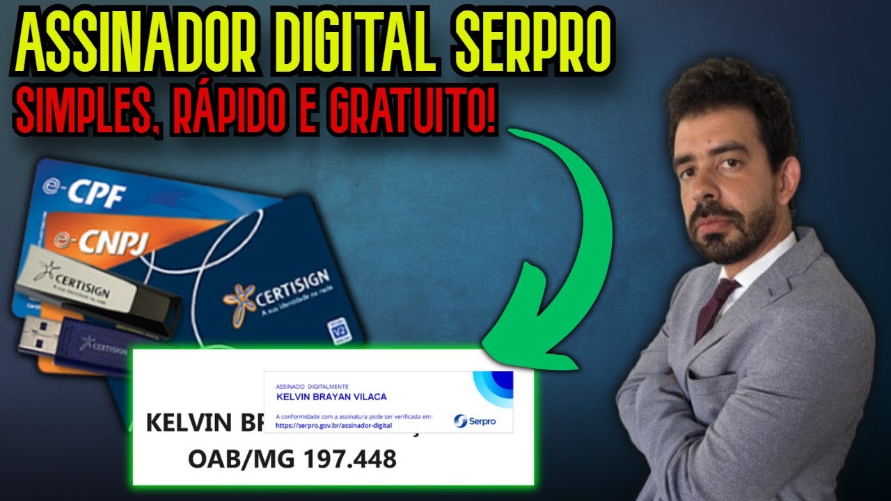 ✅ HOW TO DIGITALLY SIGN A DOCUMENT WITH SERPRO SIGNER [FREE - STEP BY STEP 2025]