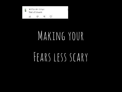 Making your fears less scary!! Pt. 7 Coulrophobia (Fear of clowns) #shorts #fyp