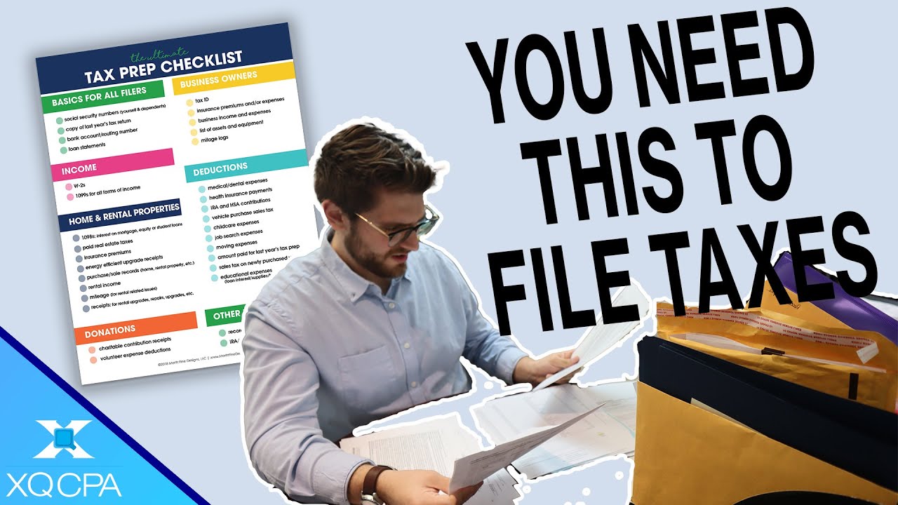 Tax-Filing Checklist: Top 10 Forms For You To File!!!