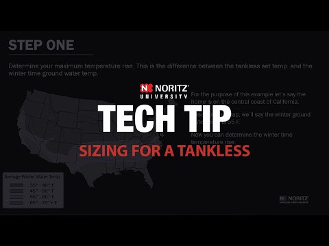 How to Size a Tankless Water Heater
