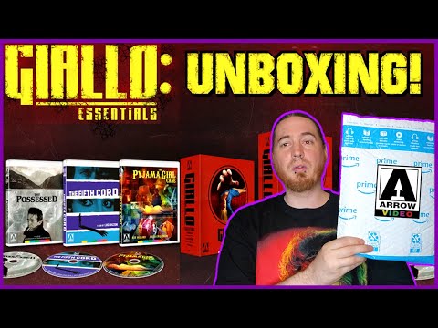 Unboxing: Giallo Essentials Vol. 1 (The Red Box) | Arrow Video Blu-Ray Set | Italian Horror