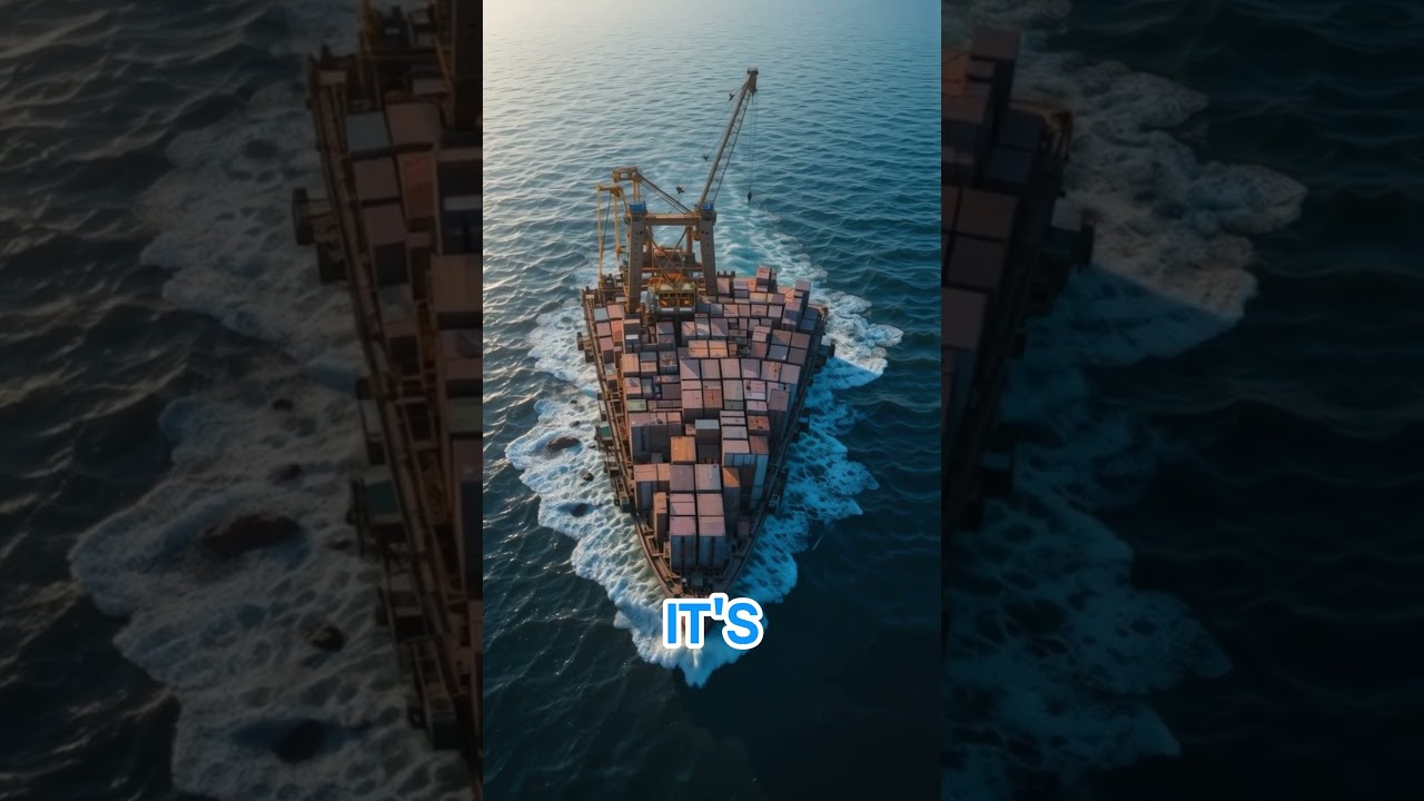 This Crane Lifts an Entire Ship Like It’s a Toy! 🚢💪😱