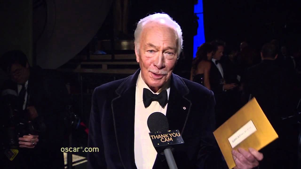 Christopher Plummer - Oscars Thank You Cam